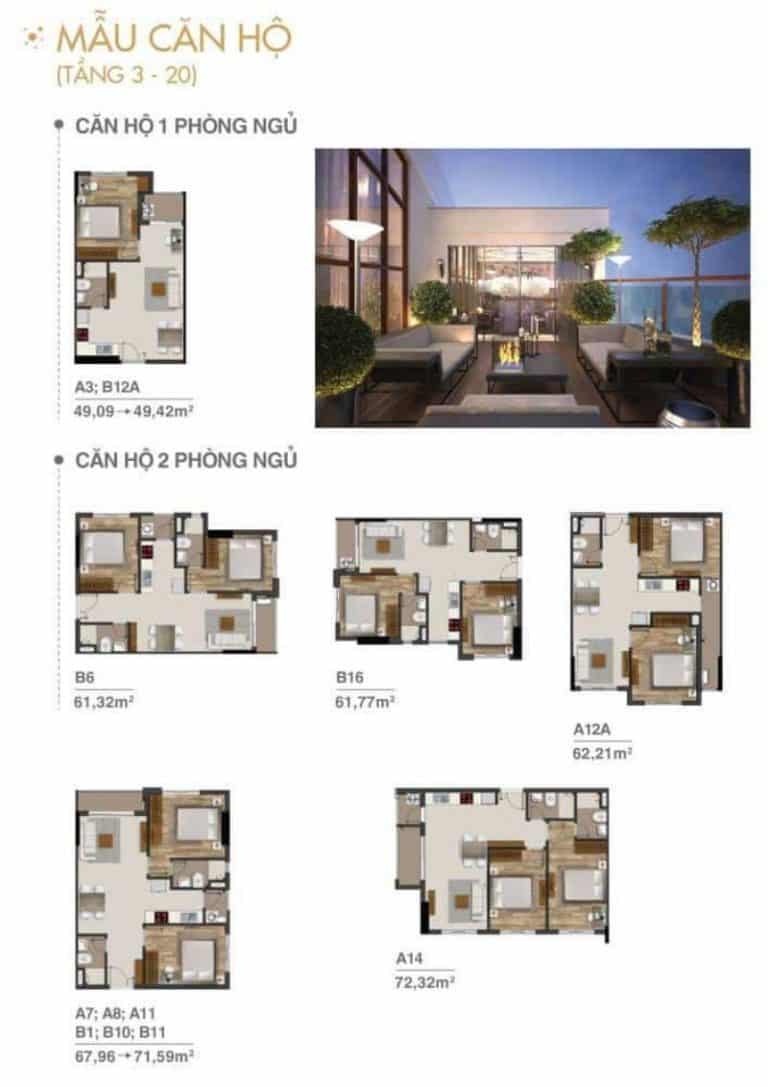 Mặt bằng Moonlight Residences