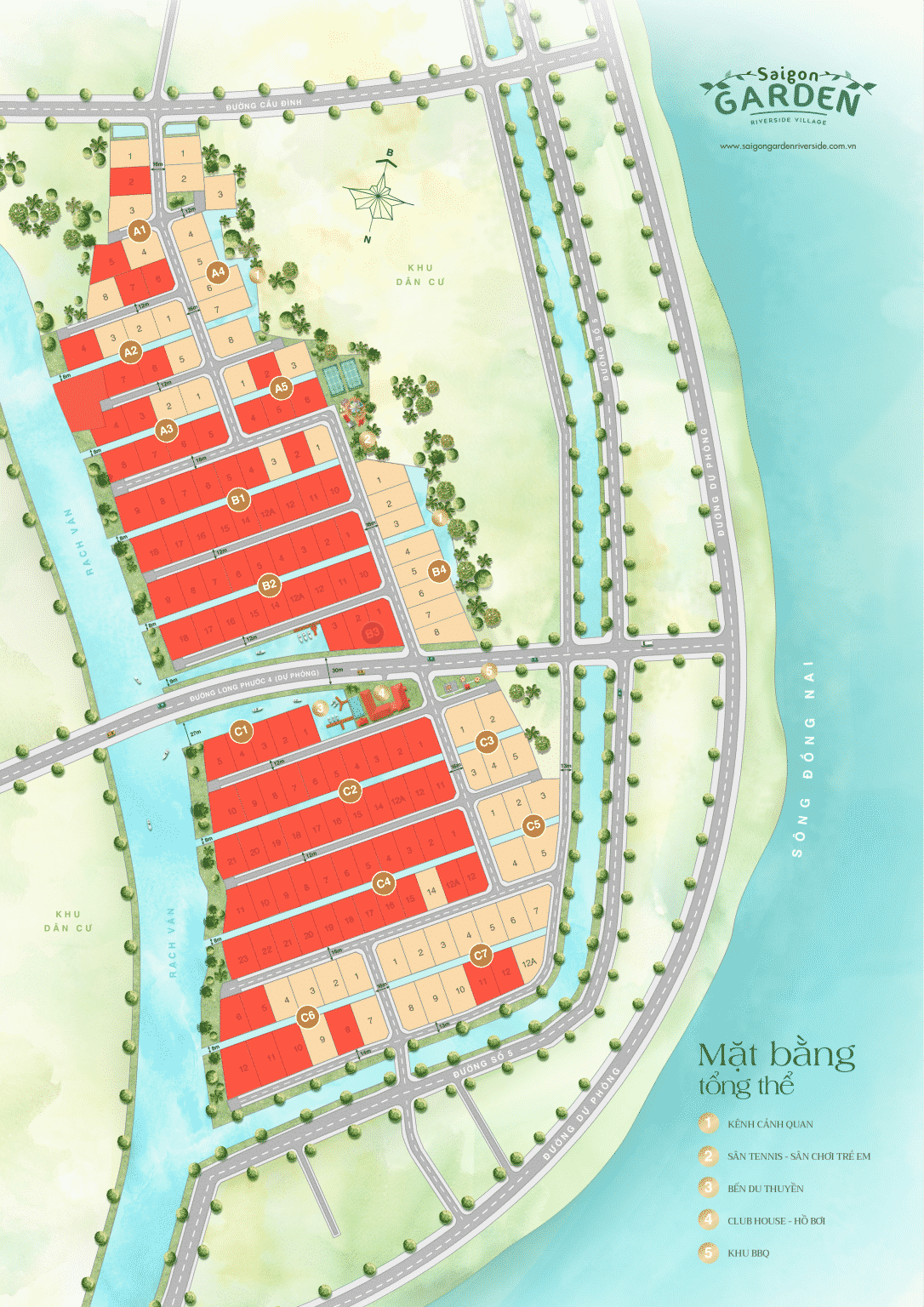 Bảng giá Saigon Garden Riverside Village